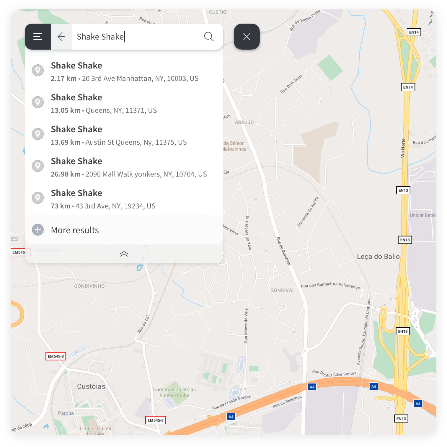 Search Bar – NMaps
